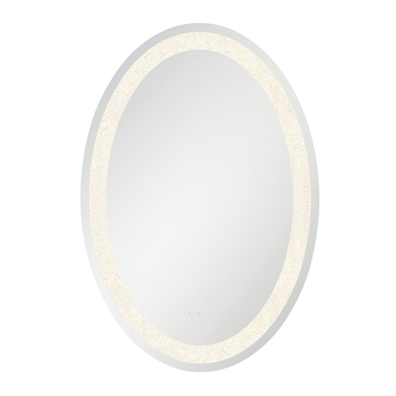 Brayden Studio® Evanthe 32" Oval Mirror | Wayfair