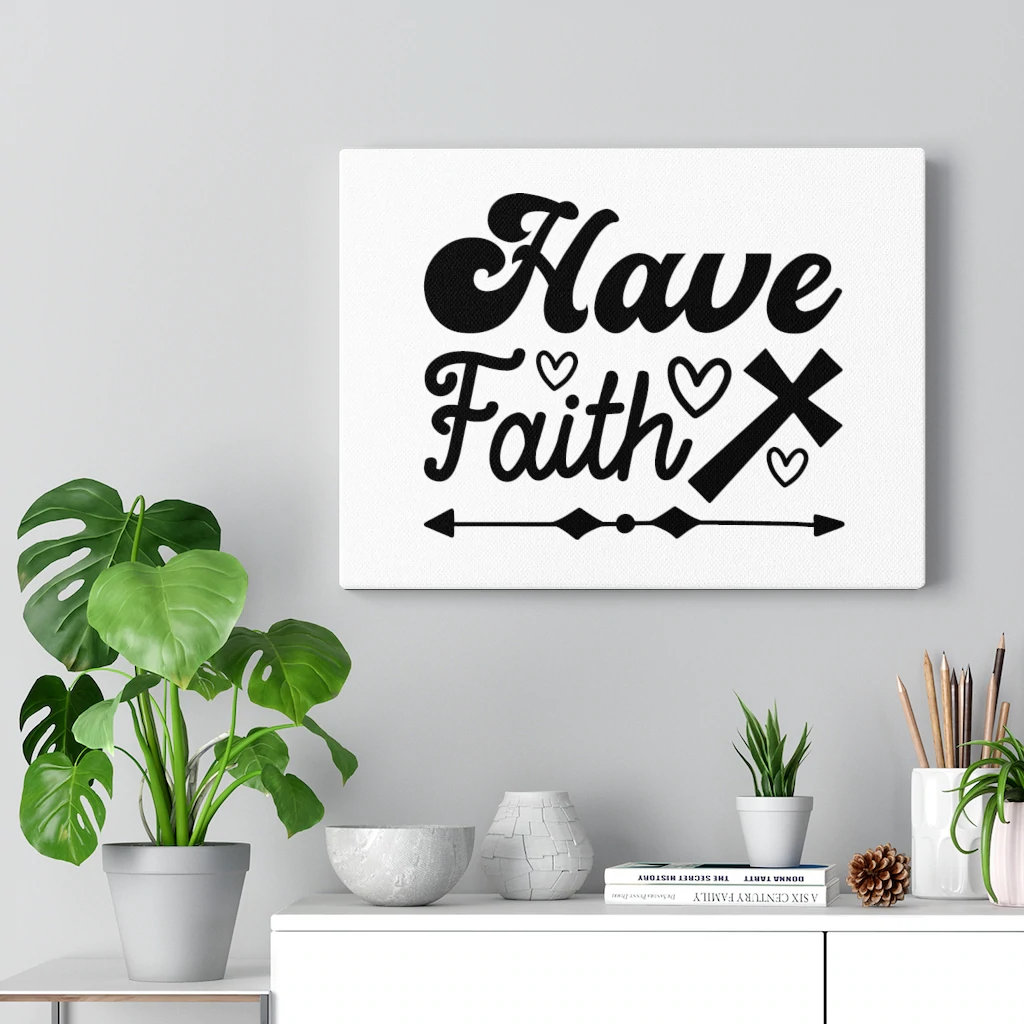 Trinx Have Faith Christian Wall Art Bible Verse Print Ready to Hang ...