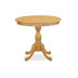 Charlton Home® Shady Round Solid Wood Dining Table & Reviews | Wayfair