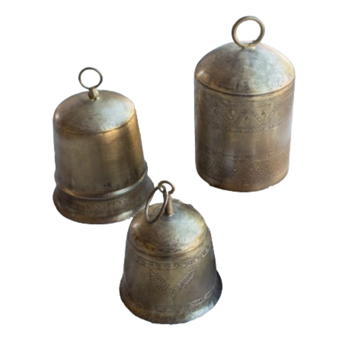 Birch Lane™ 3 Piece Antique Brass Finish Bells Set & Reviews - Wayfair ...