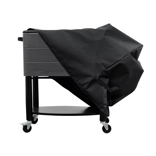 Permasteel 60-Quart Universal Cooler Cover for Outdoor Patio Coolers ...