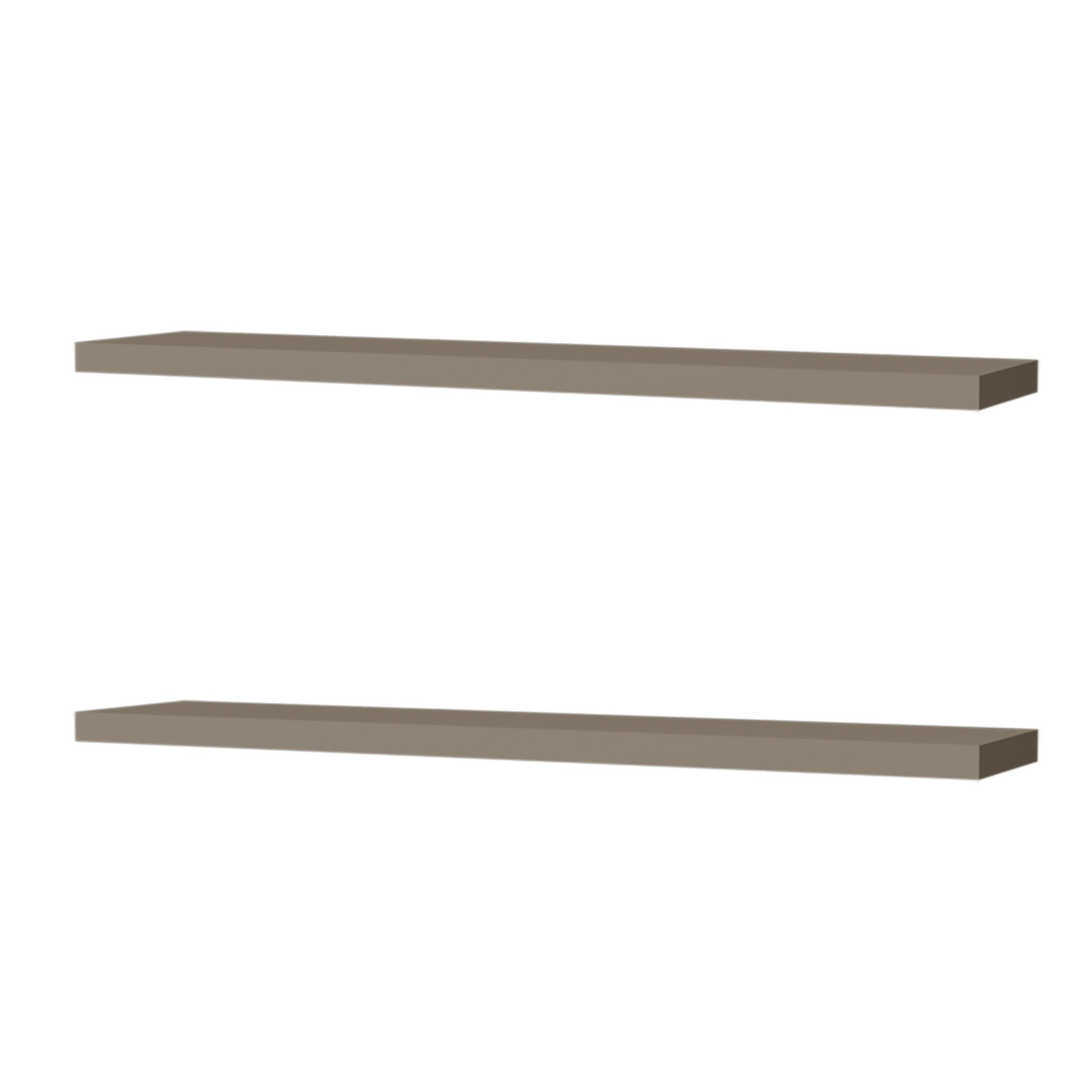 Banior Floating Taupe Shelf For Primary Living Space - Comes With ...