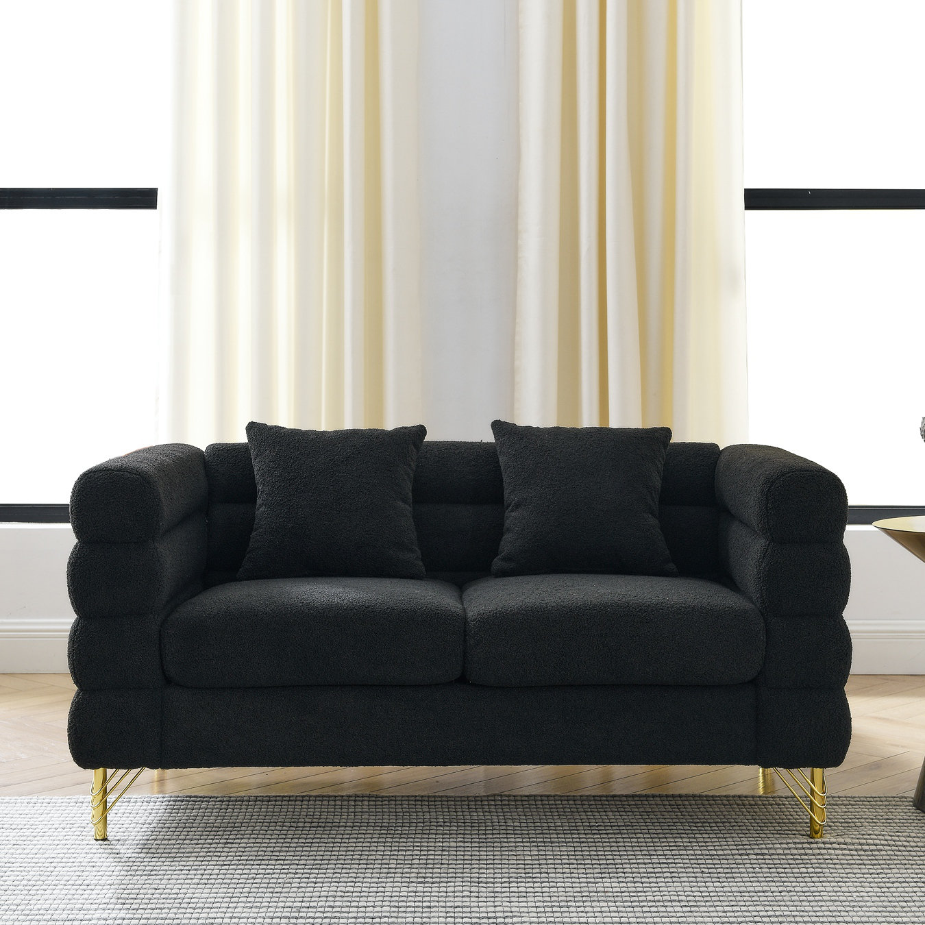 Mercer41 Yuvin 60.03'' Modern Living Room Sofa Comfy Couch | Wayfair