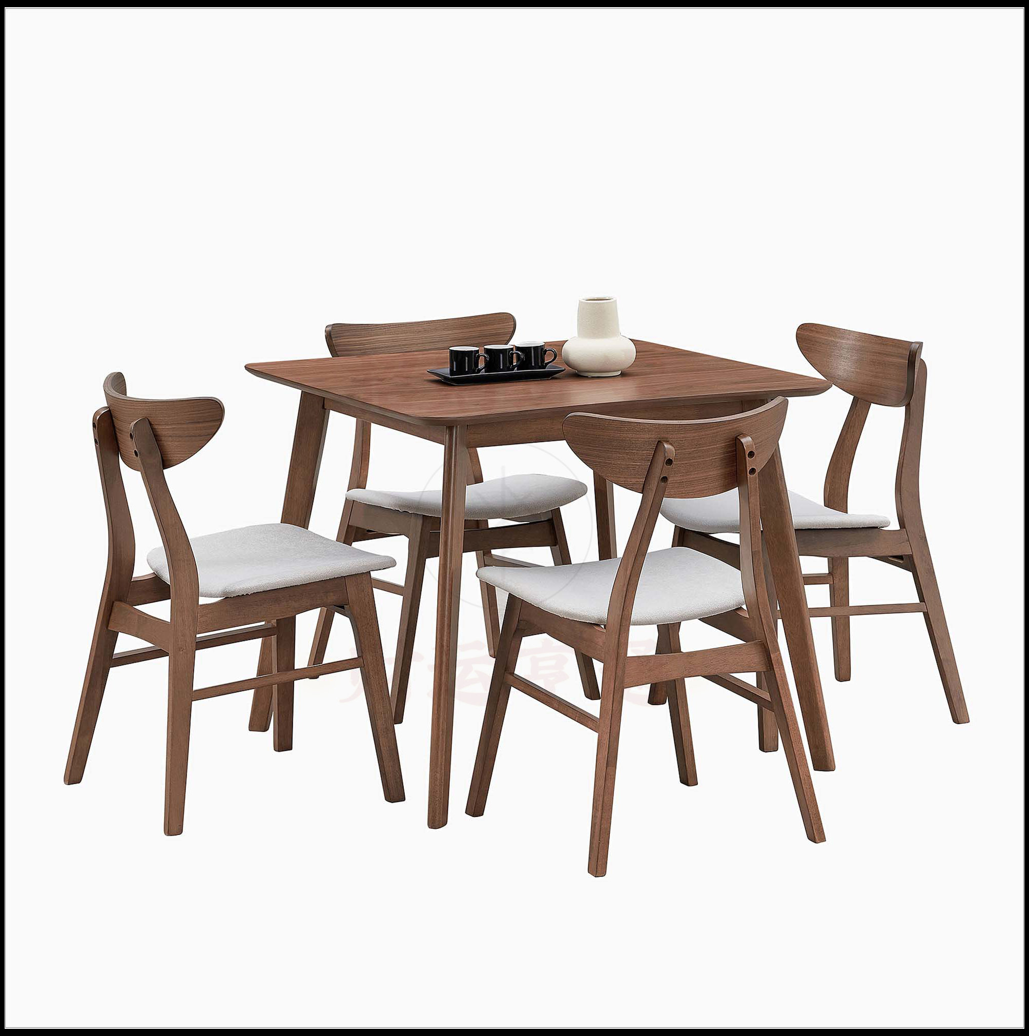 George Oliver 35.43 Inch Wooden Square Saving Place Table - Wayfair Canada