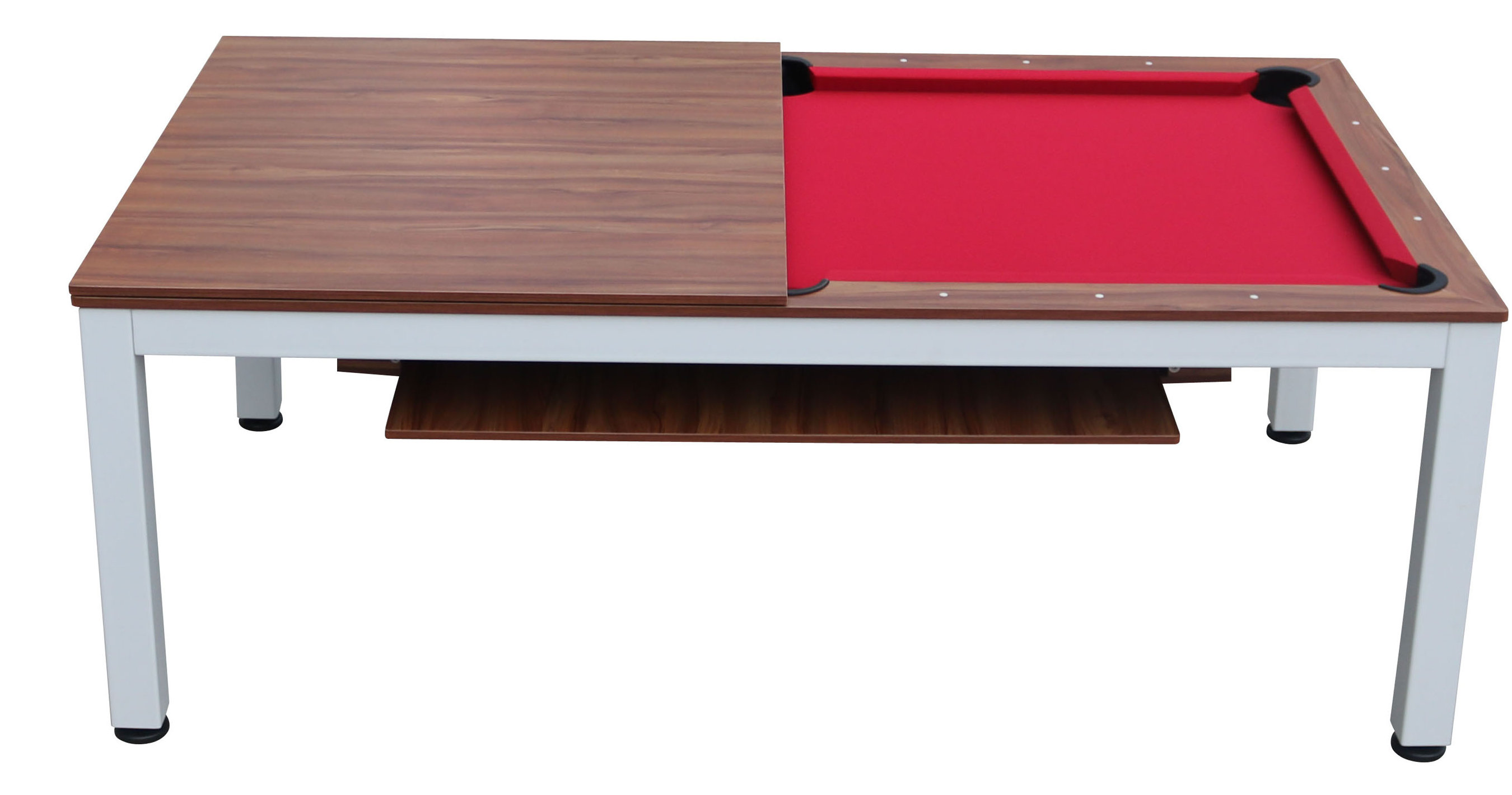 Playcraft Glacier 7' Pool Table with Dining Top and Steel Legs ...