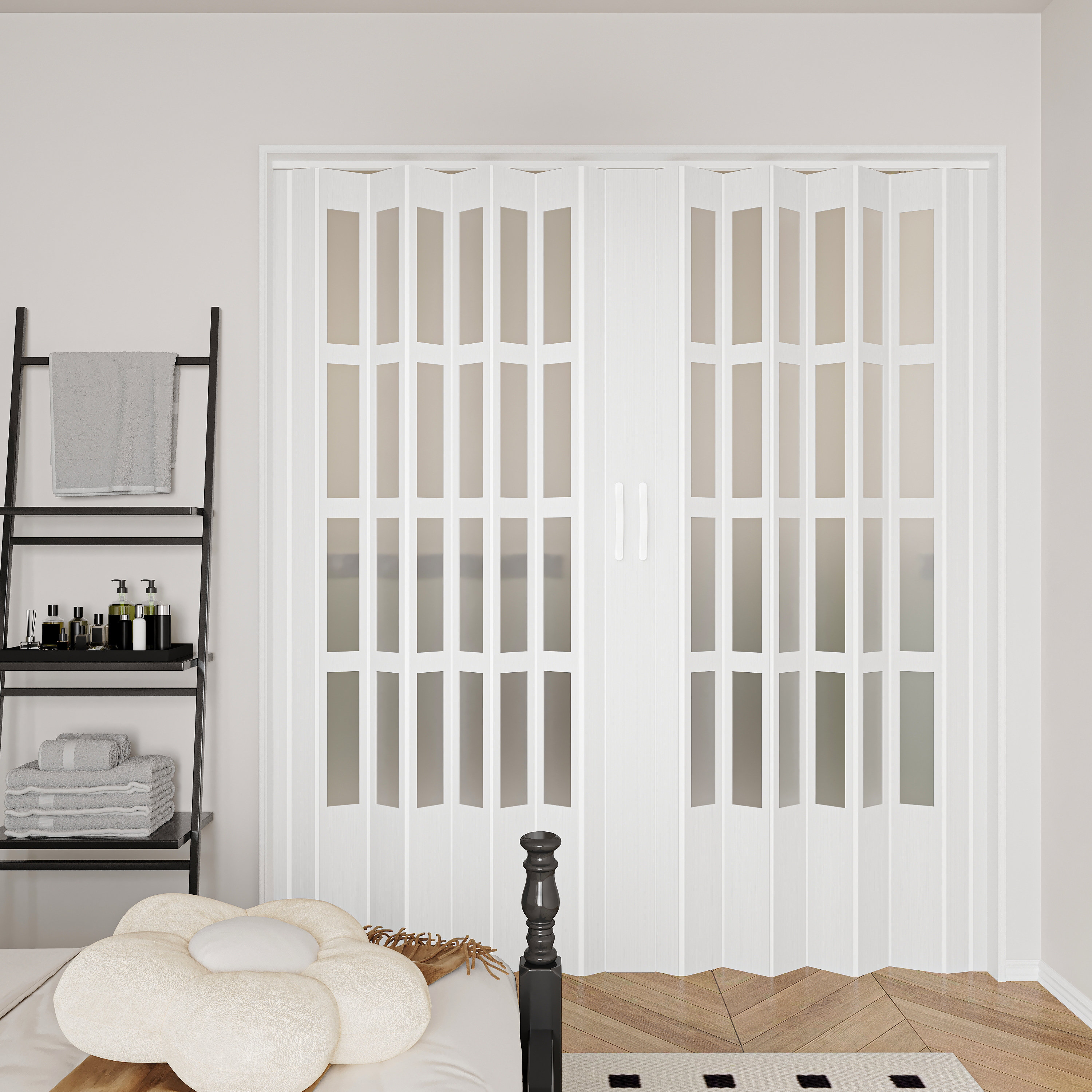 Win Stellar See Through PVC/Vinyl Accordion Door & Reviews | Wayfair