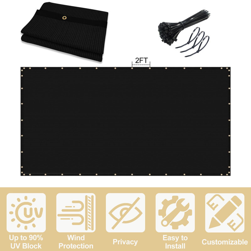 Excellent Nature WildWeave Privacy Chain Fence Screen Fabric Cover ...