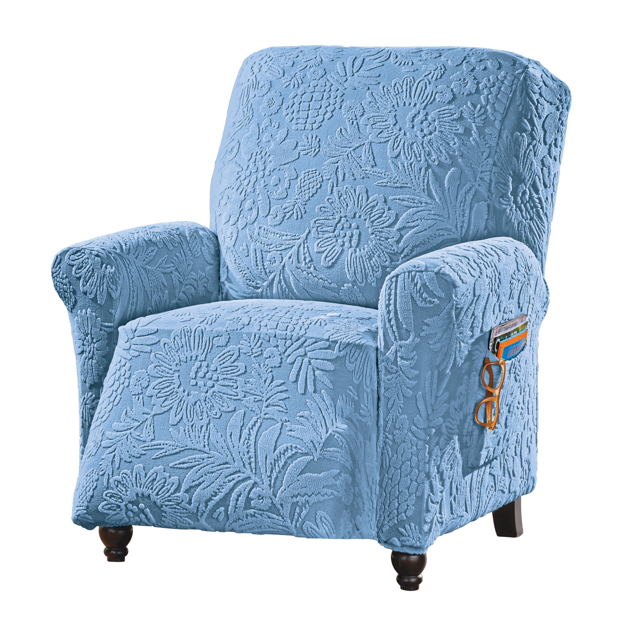 Winston Porter Polyester Box Cushion Armchair Slipcover & Reviews | Wayfair