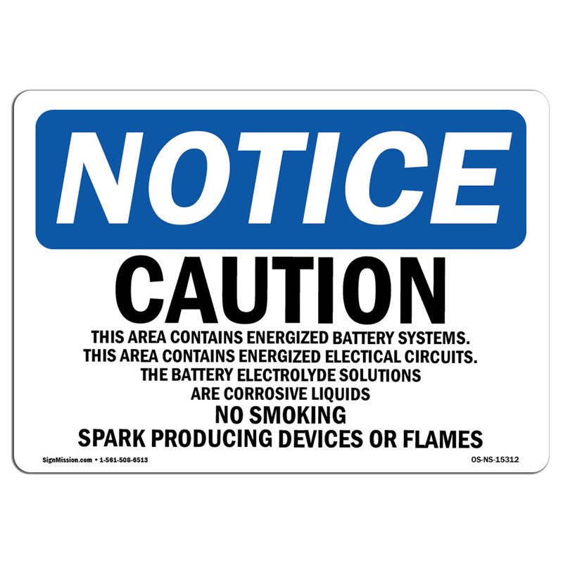 SignMission Caution This Area Contains Energized Sign | Wayfair