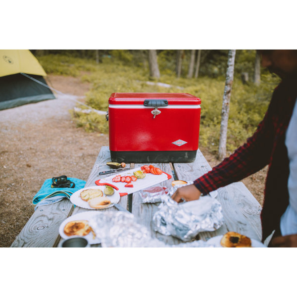 Coleman 54 Qt. Coleman® Vintage Steel Belted® Cooler & Reviews | Wayfair