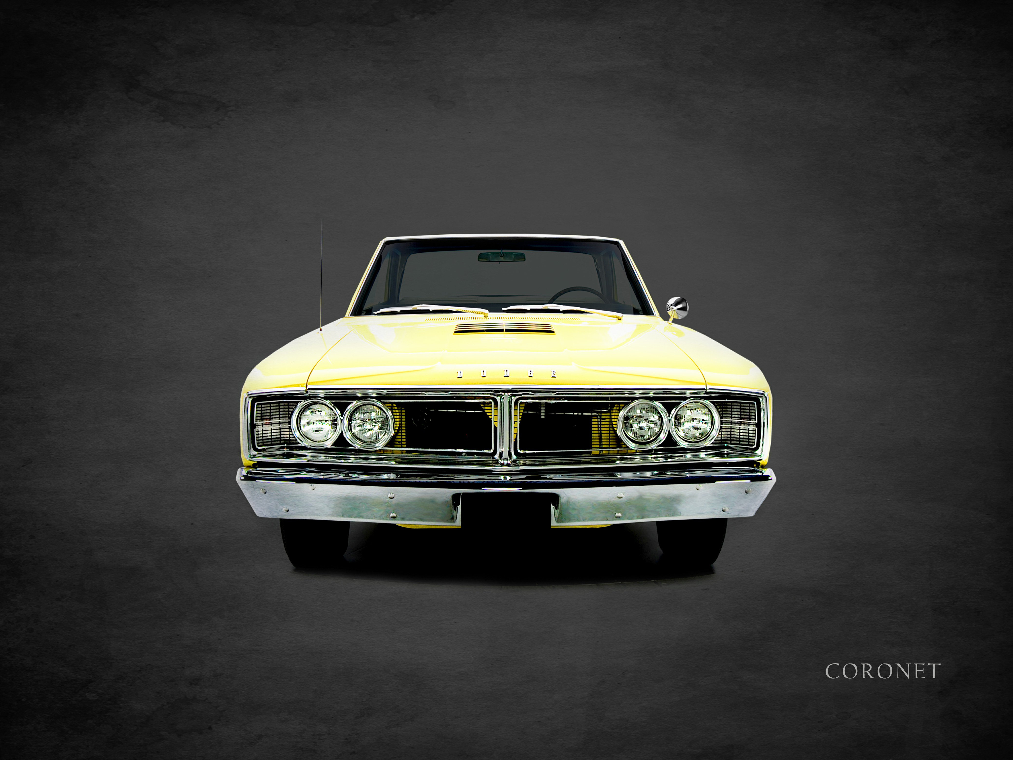 Ebern Designs Dodge Coronet 1966 by Mark Rogan - Wrapped Canvas Print ...