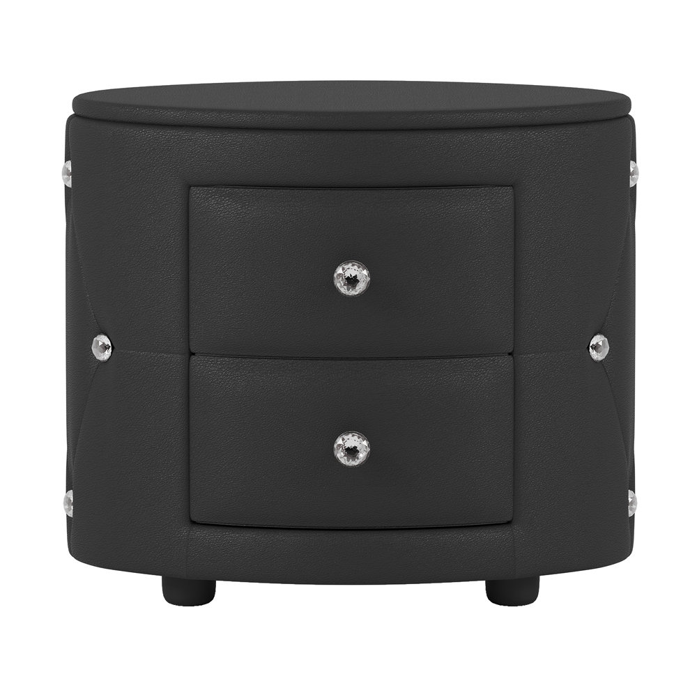 Mercer41 Glamour Crystal Nightstand | Wayfair