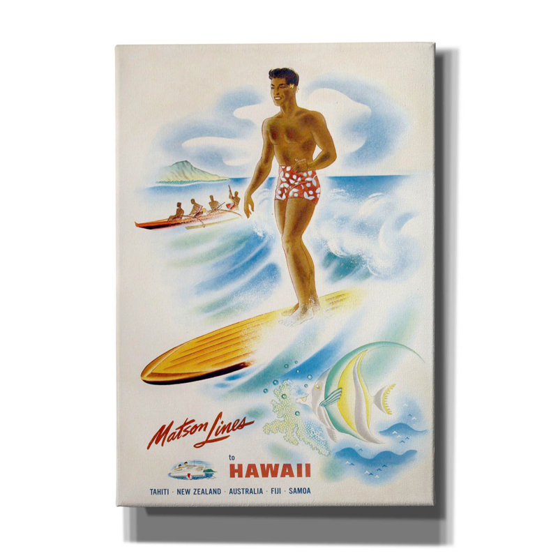 Epic Graffiti 'Matson Lines Hawaii 1955' By Vintag " Matson Lines ...