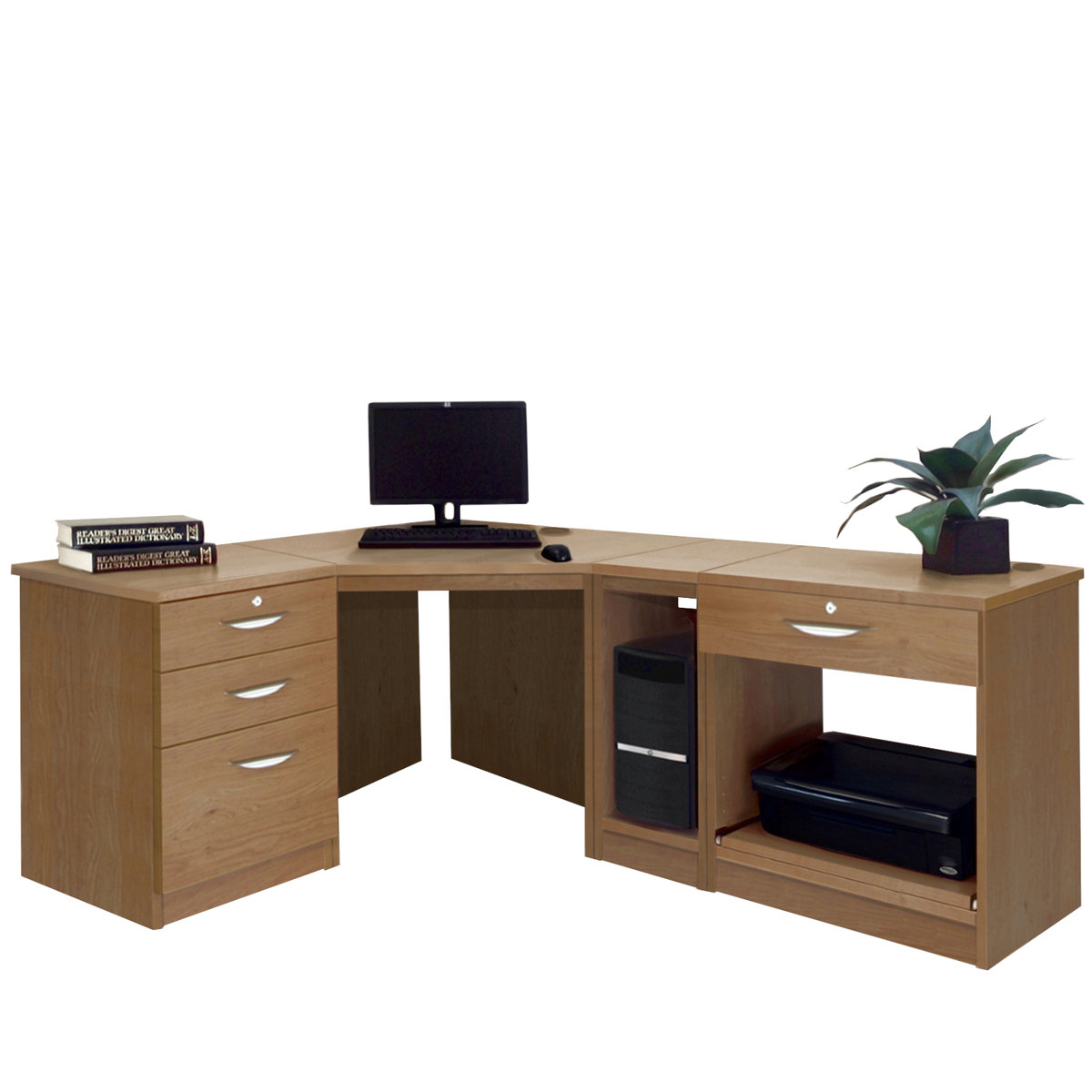 Zipcode Design Brie L-Shape Computer Desk & Reviews | Wayfair.co.uk