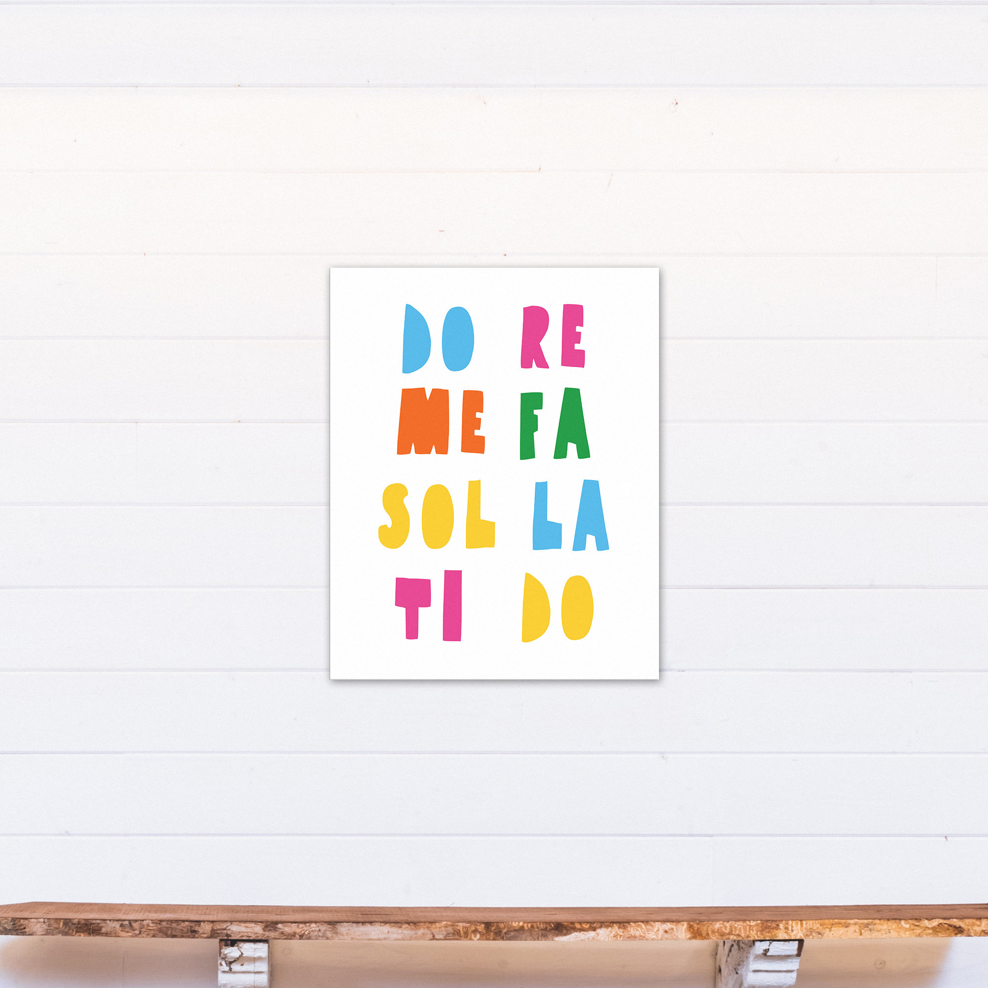 Zoomie Kids Mahn Do Re Me Music Canvas Art | Wayfair