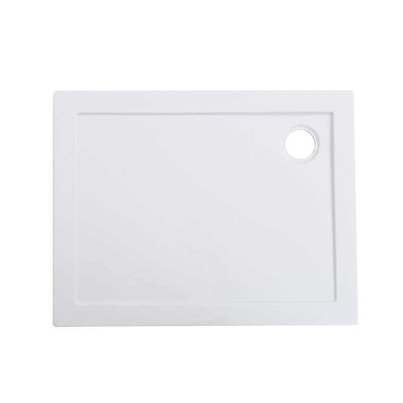 Living and Home 900 x 700 mm Plastic Shower Tray - White | Wayfair.co.uk