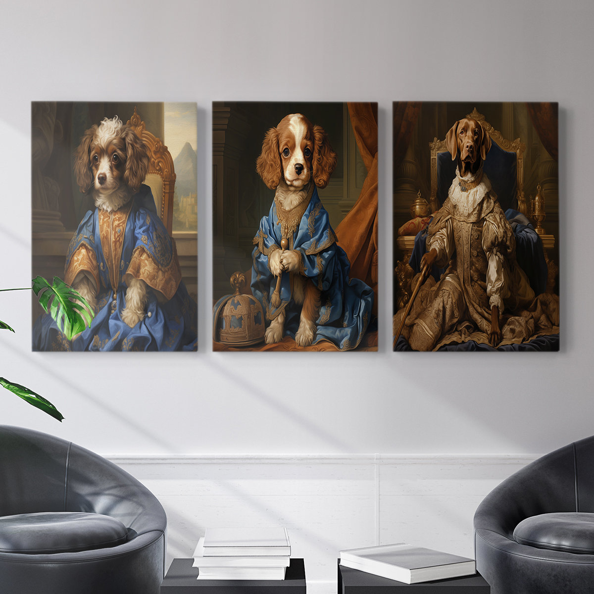 Wexford Home Royal Animals Series LIX -Premium Gallery Wrapped Canvas ...