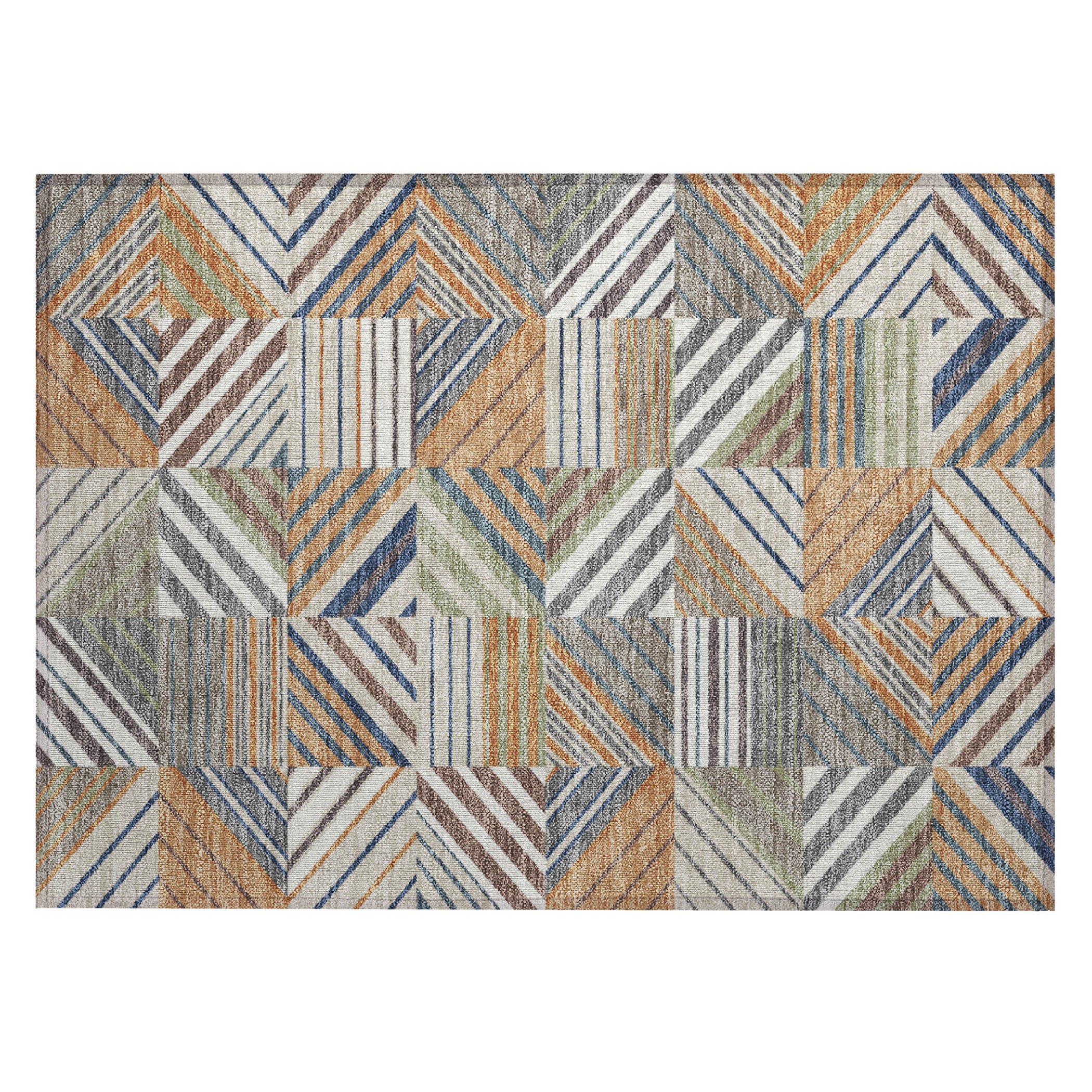Orren Ellis Machine Washable Indoor/Outdoor Lanphear ACN2399 Patchwork ...