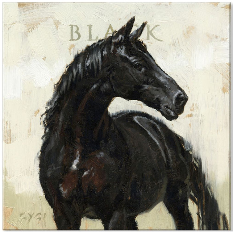 Darren Gygi Home Collection " Black Horse Giclee " by Darren Gygi ...