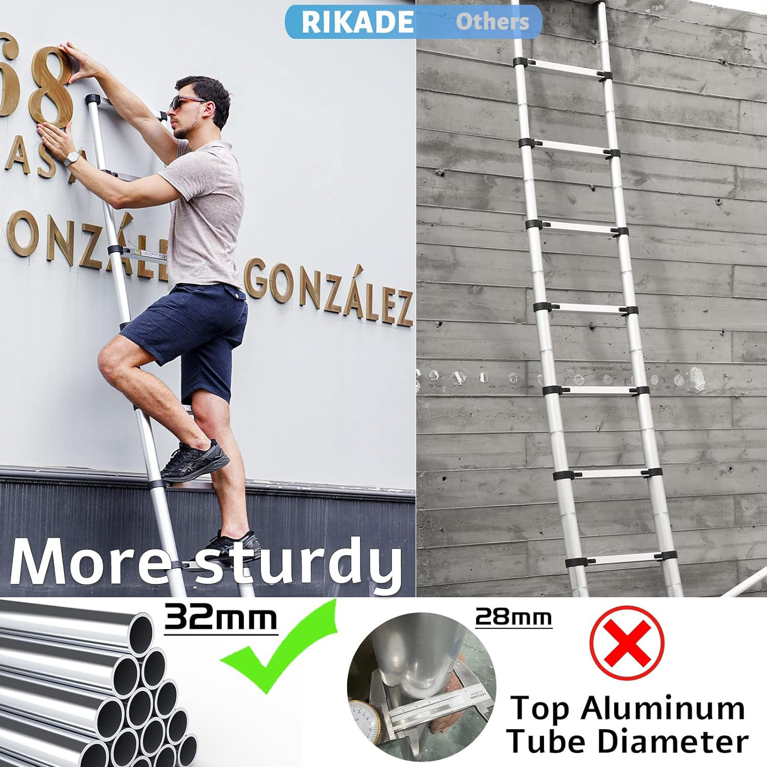 WINUAL 5 Step Ladder With Tool Platform, 900 Lbs Sturdy Step Stool With ...