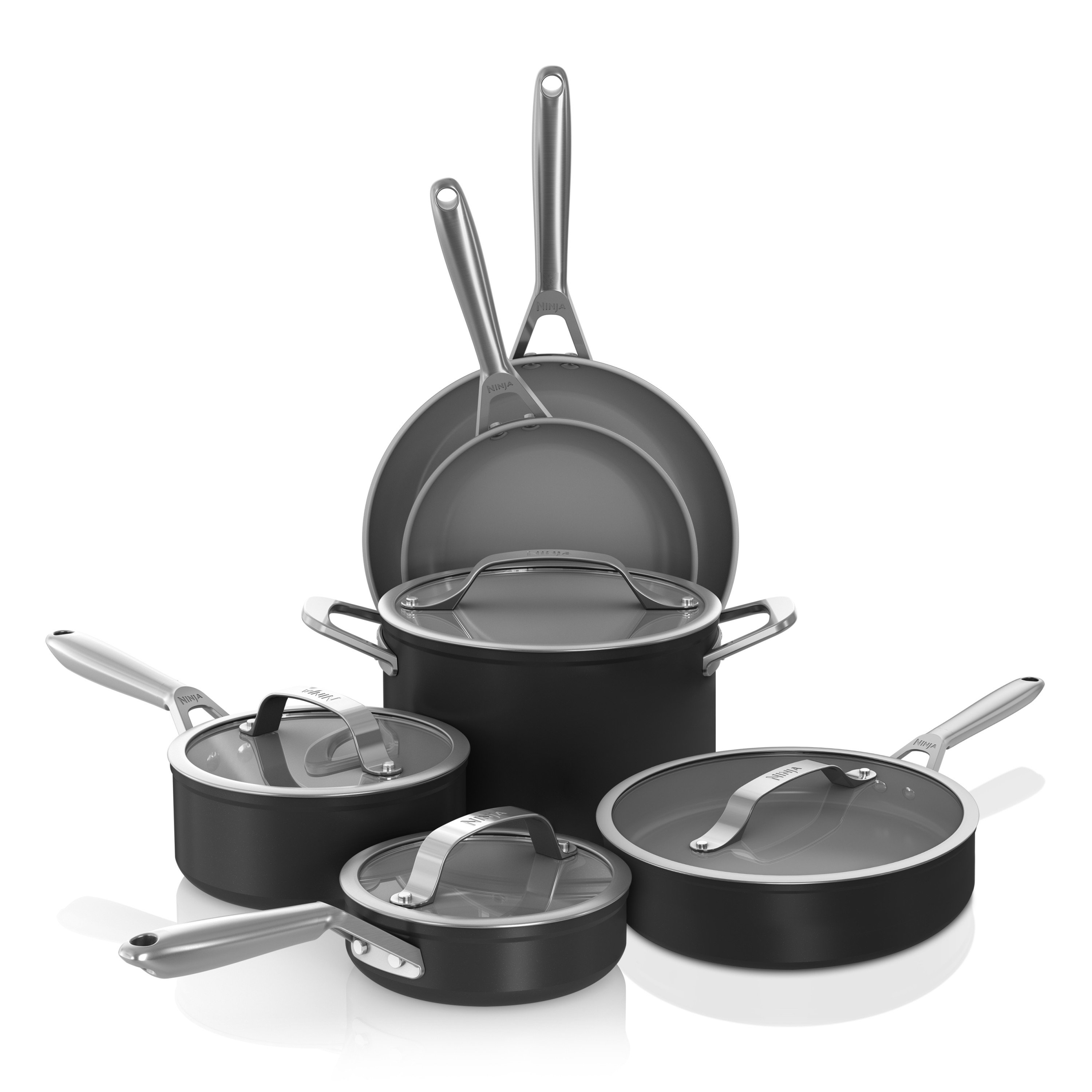 Ninja Neverstick Ceramic Pro 10-piece Cookware Set & Reviews | Wayfair