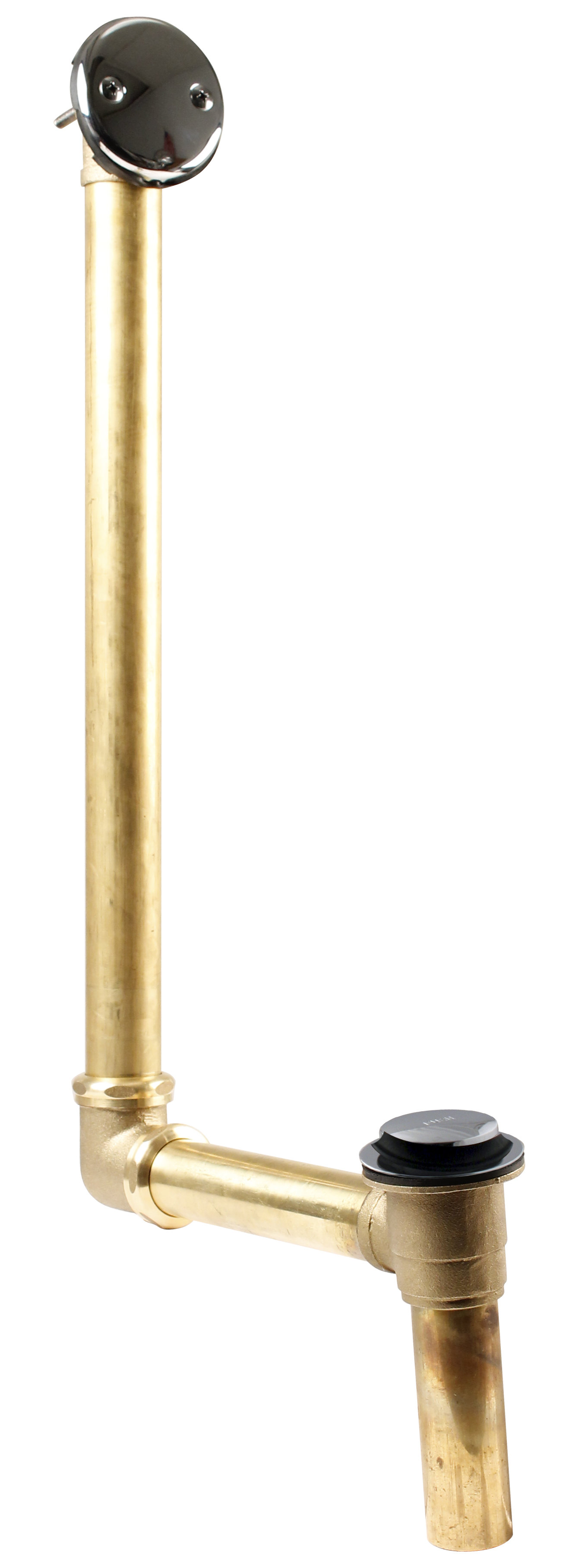 Westbrass 18" Direct Connect Shoe Outlet Tip-Toe Bathtub Leg Drain ...
