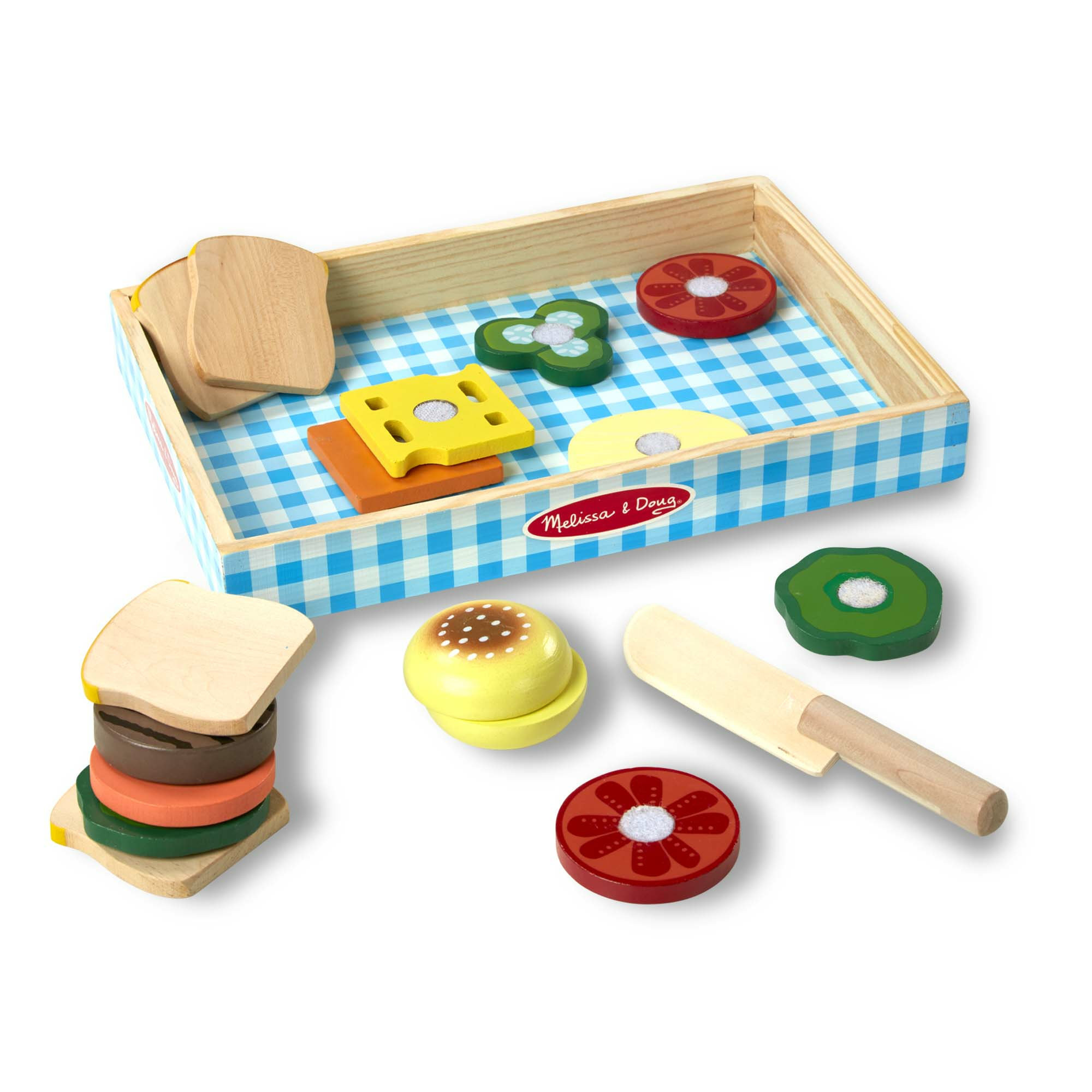 Melissa & Doug 17 Piece Sandwich Making Play Set & Reviews | Wayfair