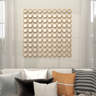 Wade Logan® Metal Geometric Room Wall Mirror with Grid Pattern ...