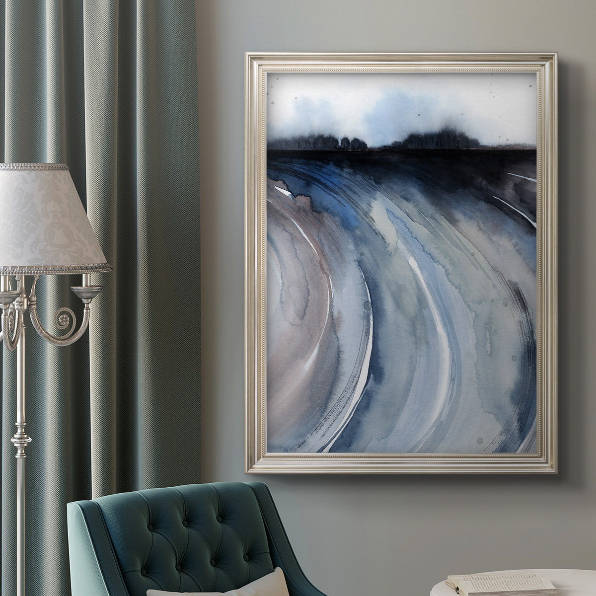 Ivy Bronx Geode Valley II Premium Framed Canvas- Ready To Hang | Wayfair