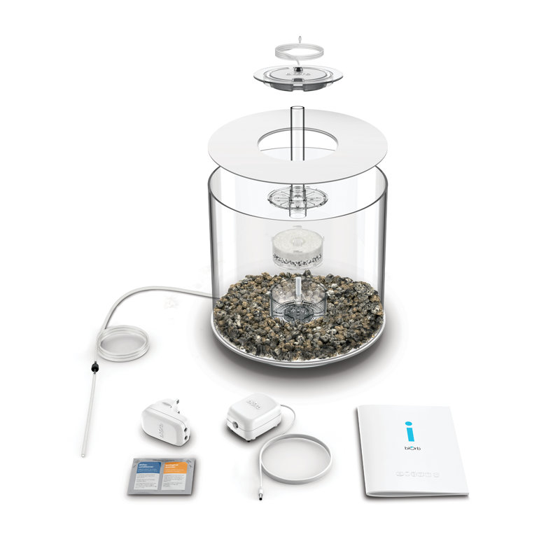 biOrb Tube 15 4 Gallon Column Aquarium Tank with MCR Light | Wayfair