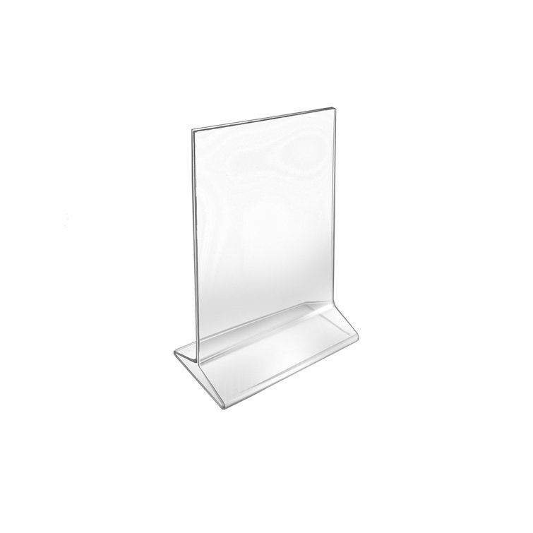 Azar Displays Top Loading Clear Acrylic T-Frame Sign Holder - Wayfair ...