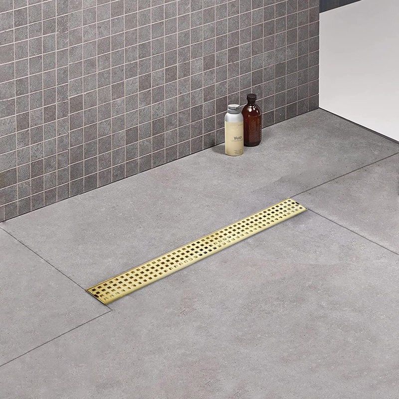 NOVEL Linear Grid Shower Drain & Reviews | Wayfair