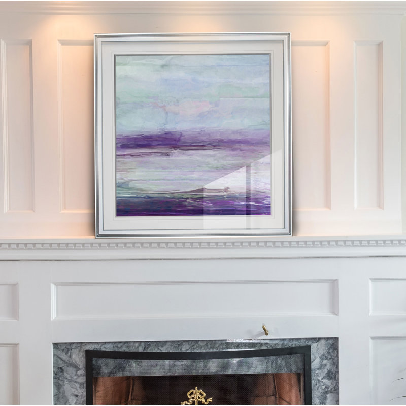 Ebern Designs 'Violet Gray II' Painting & Reviews | Wayfair