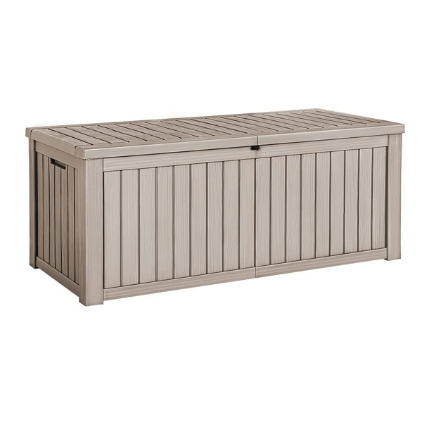 LGHM Outdoor Indoor Large Resin Deck Box Storage Container For Patio ...