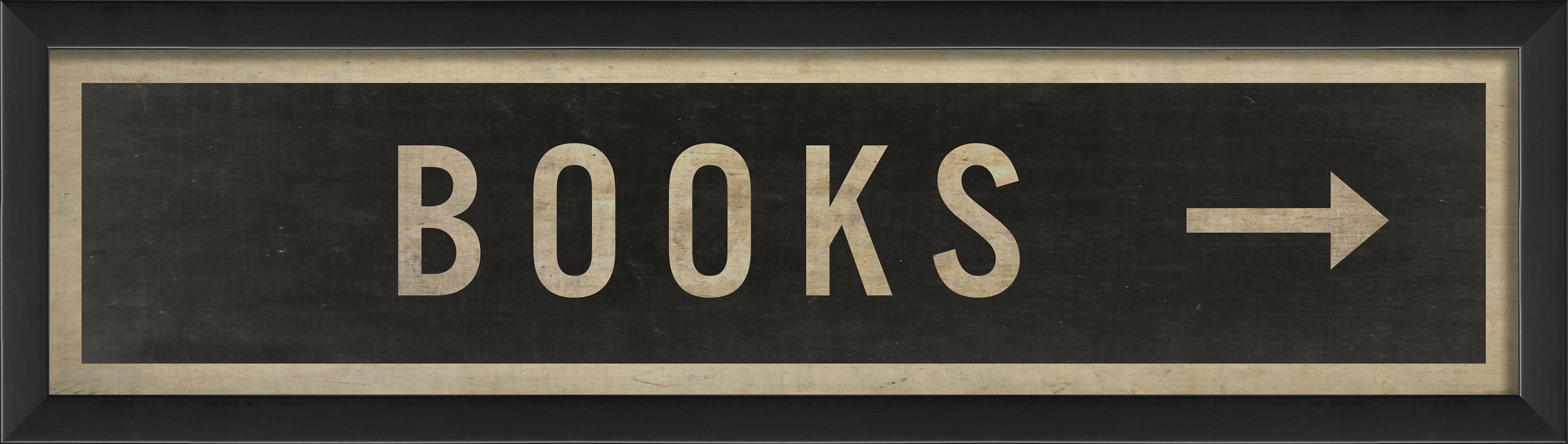 The Artwork Factory Sign Books Right Framed Textual Art | Wayfair