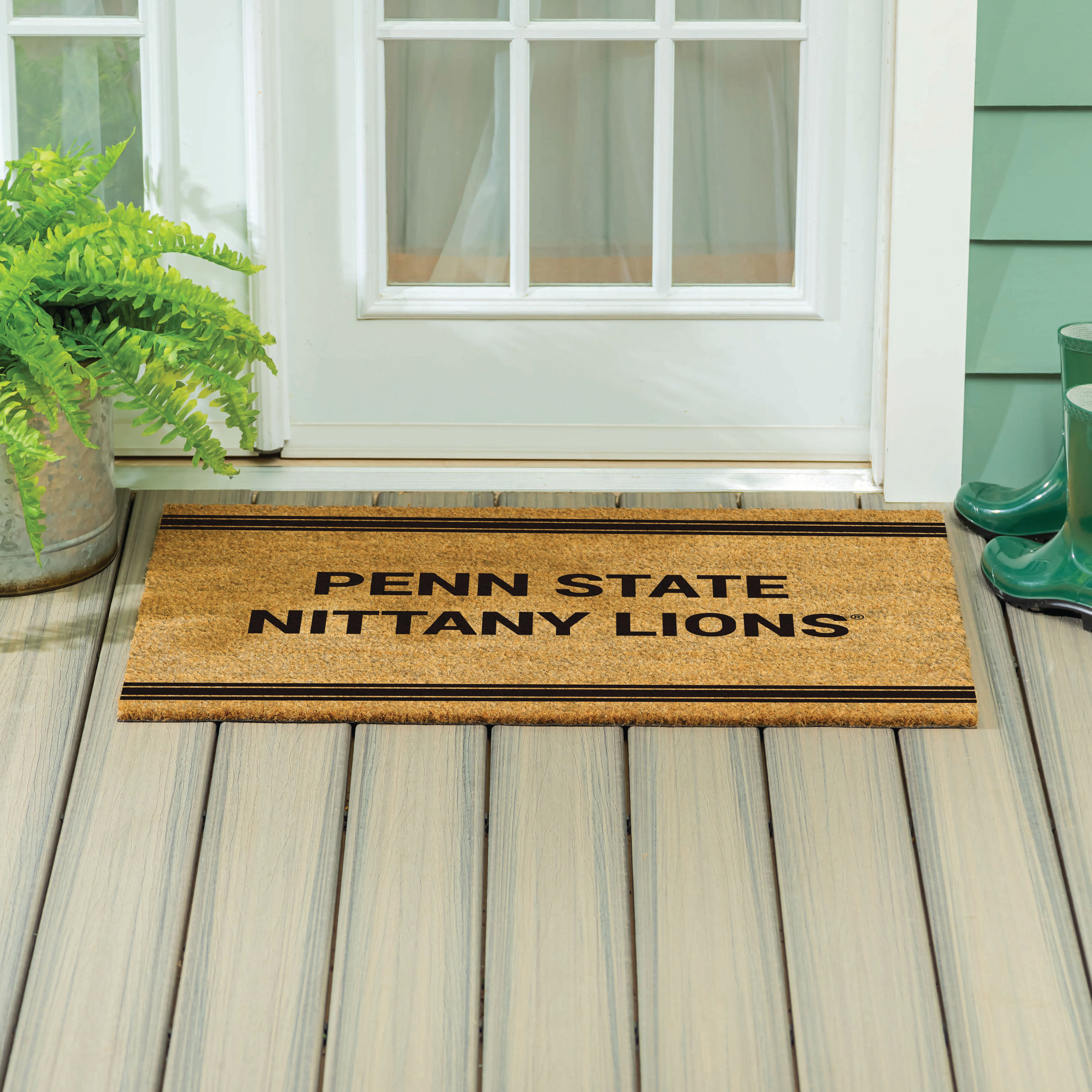 Ophelia & Co. Penn State Large One Color Coir Mat, 36"x24" | Wayfair