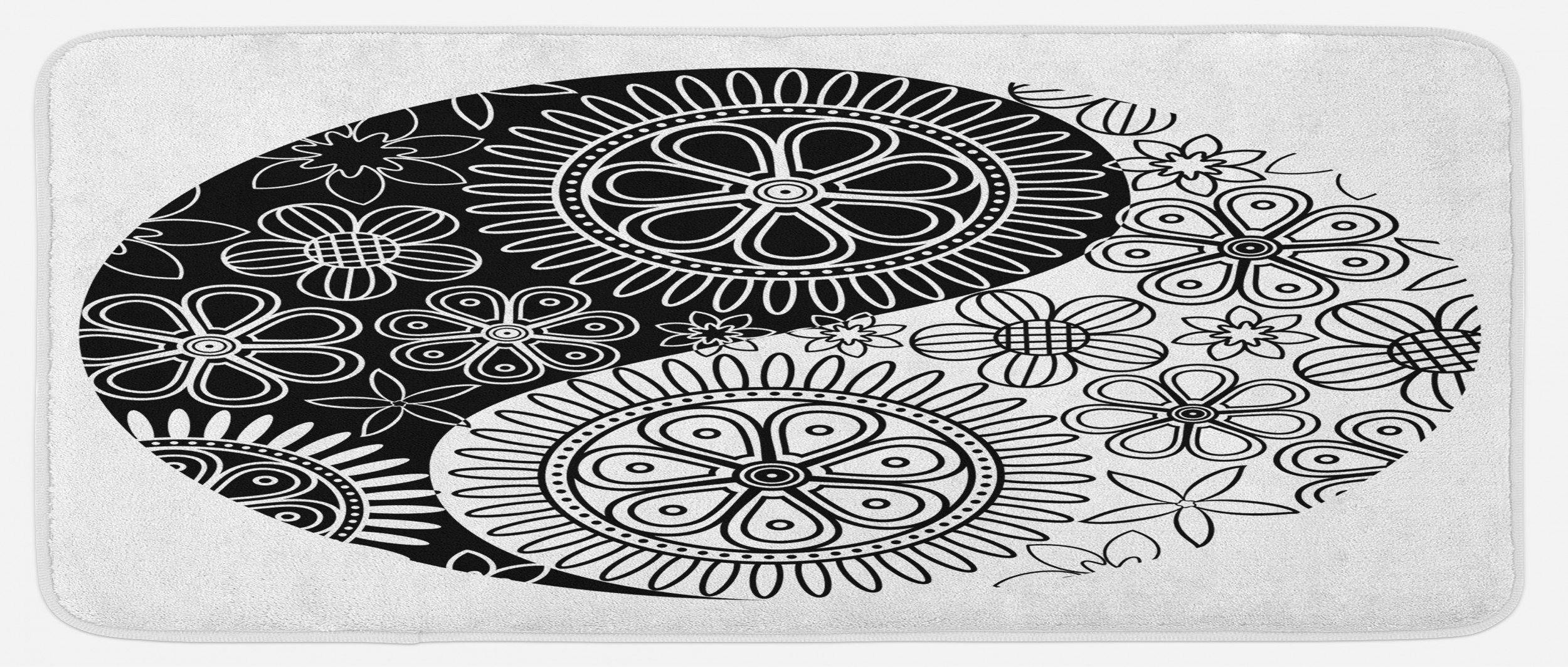 East Urban Home Ying Yang Kitchen Mat | Wayfair