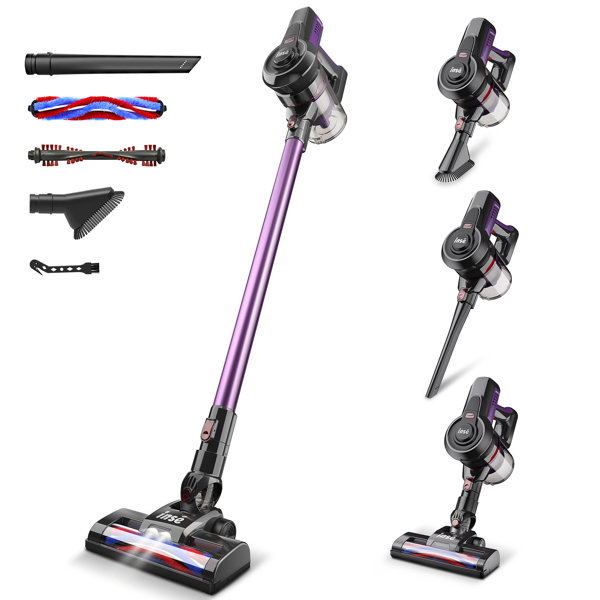 INSE N600 Cordless Bagless Stick Vacuum & Reviews | Wayfair