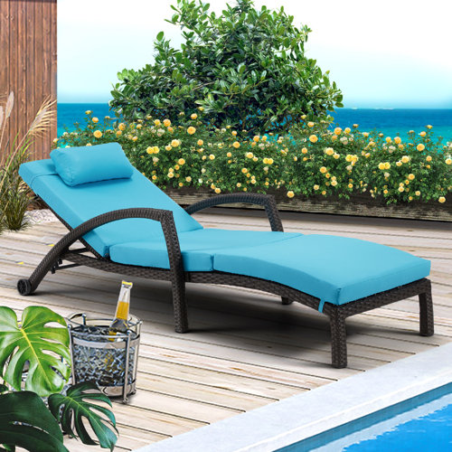 Wayfair | Double Patio Chaise Lounge Chairs