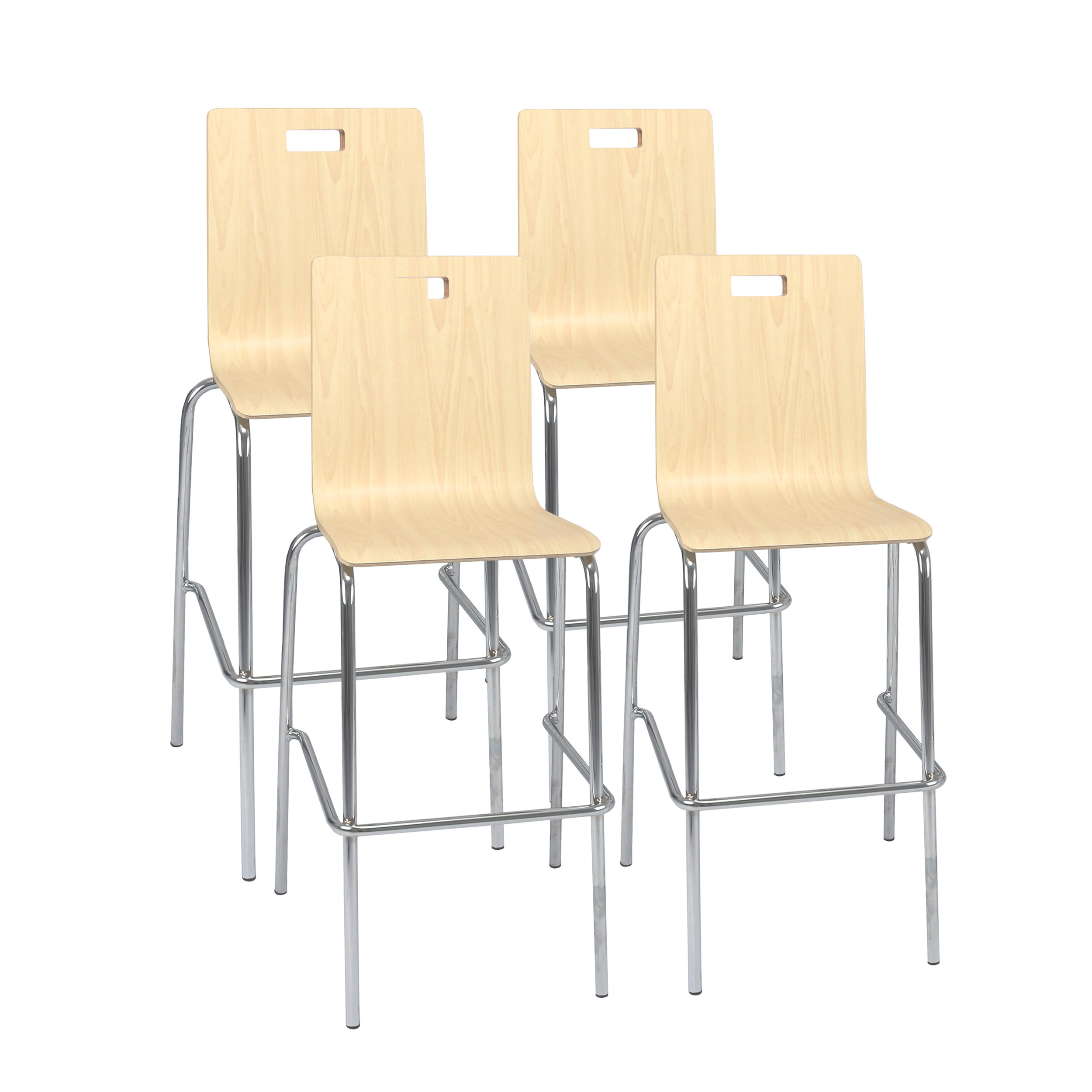 Hampden Furnishings Alexis Stack Bar Stool, Pack of 4 & Reviews | Wayfair