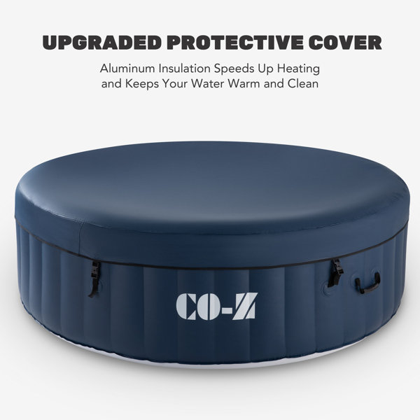 CO-Z 6 - Person 130 - Jet Vinyl Inflatable Hot Tub & Reviews | Wayfair