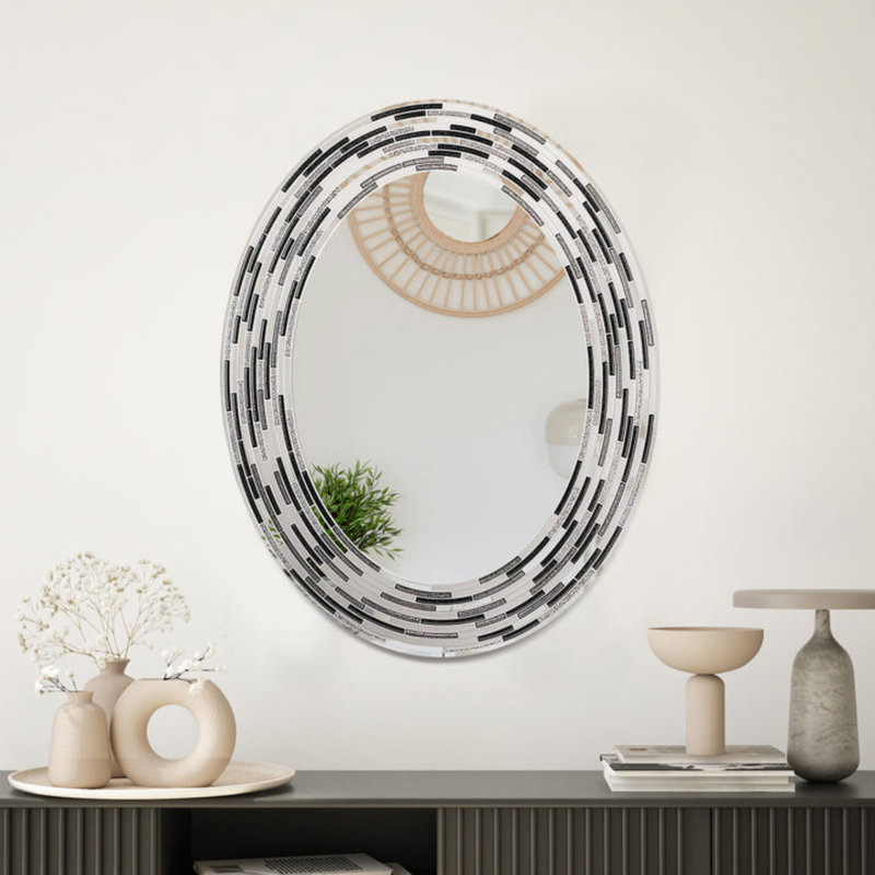 Dovecove Ashong MDF Wall Mirror | Wayfair
