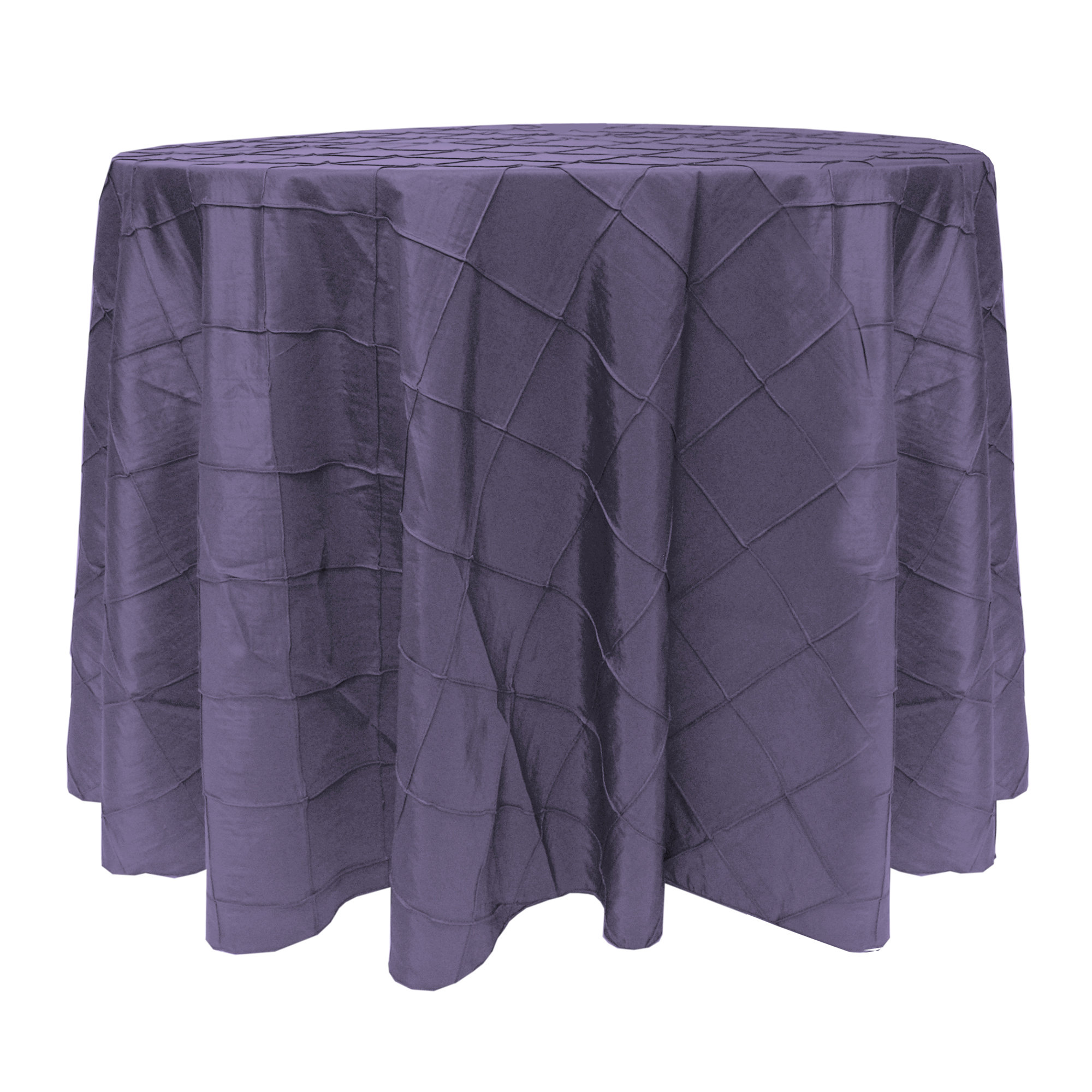 Ultimate Textile Embroidered Pintuck Taffeta Tablecloth Lavender ...