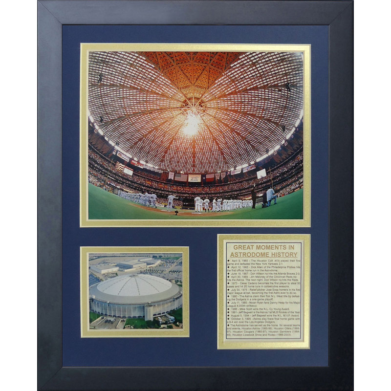 Legends Never Die Houston Astros Astrodome Framed Memorabilia & Reviews ...