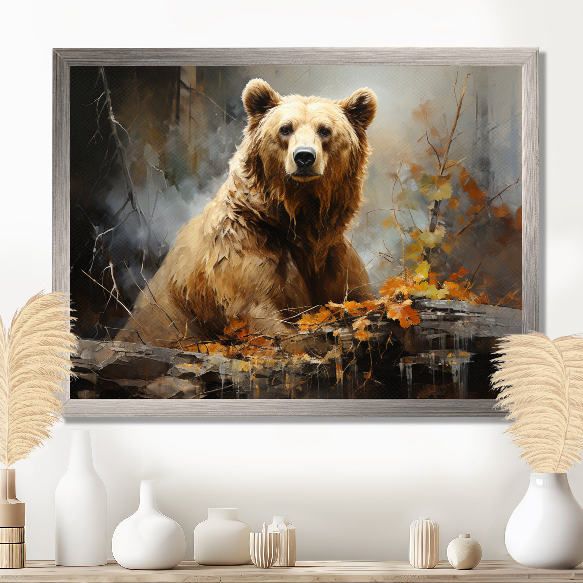 Millwood Pines Bear Bears Boundary II - Bear Framed Prints & Reviews ...