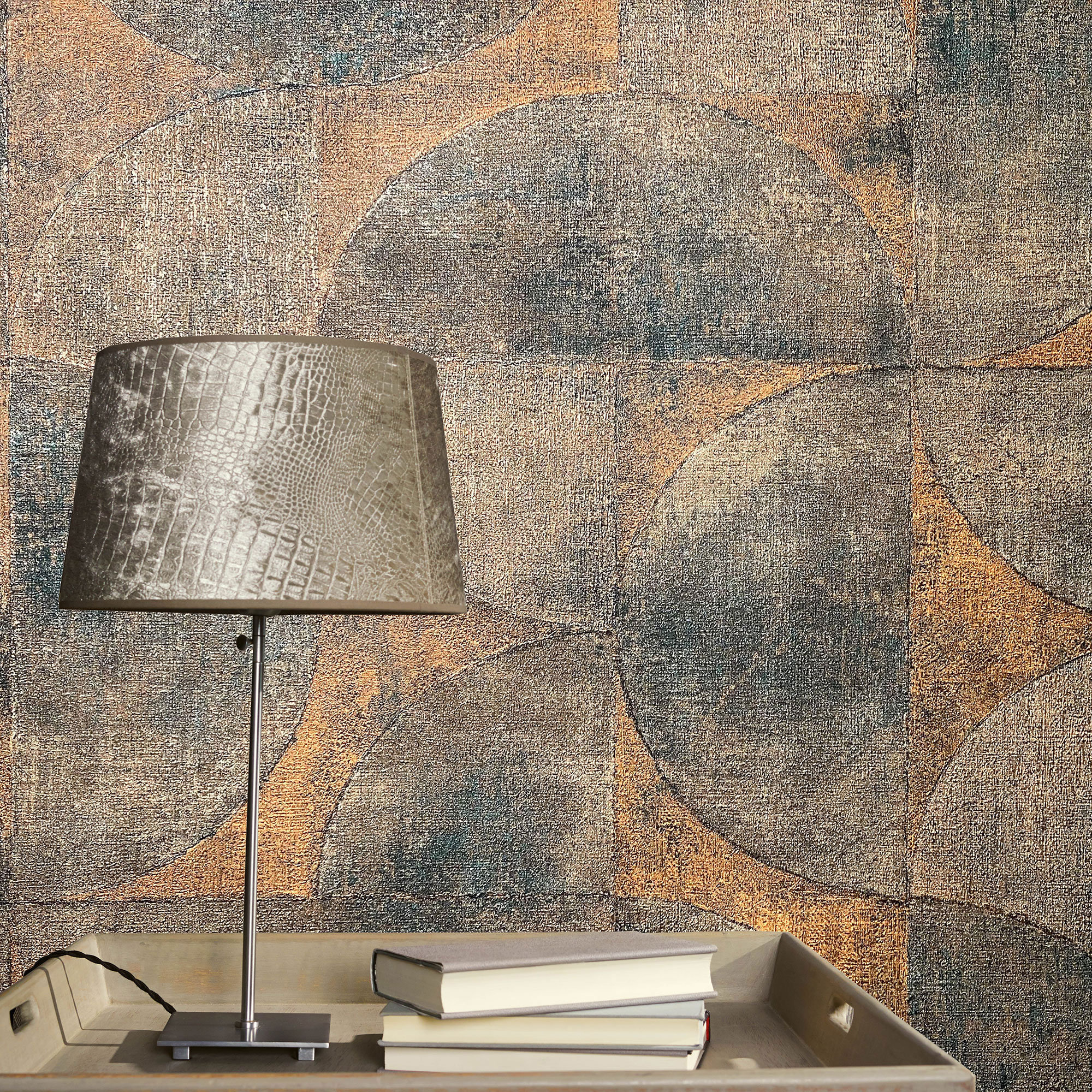 Corrigan Studio Lisbon 10.05cm x 53cm Textured Matte Wallpaper Roll ...