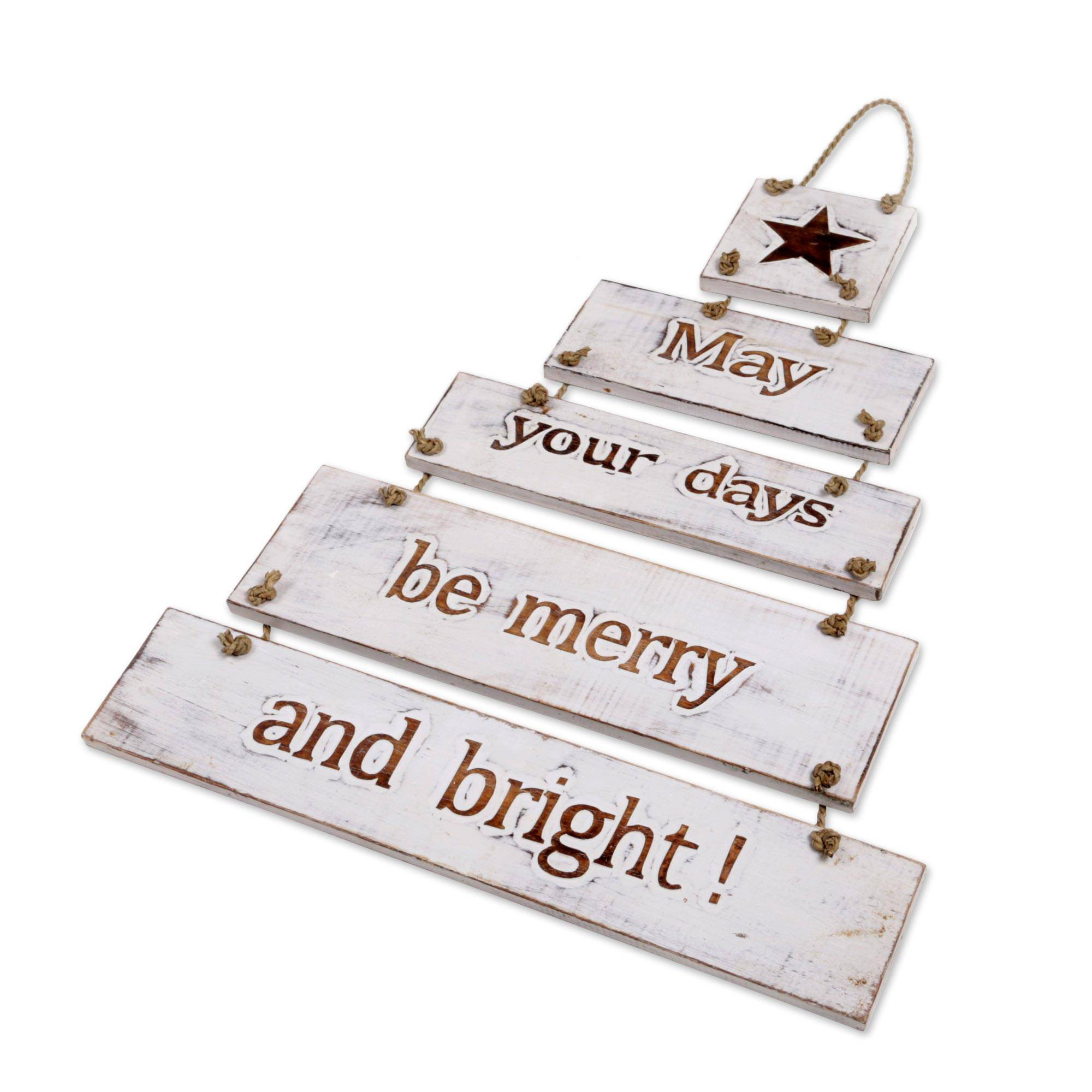 The Holiday Aisle® Good Wishes Wood Sign Wall Décor | Wayfair