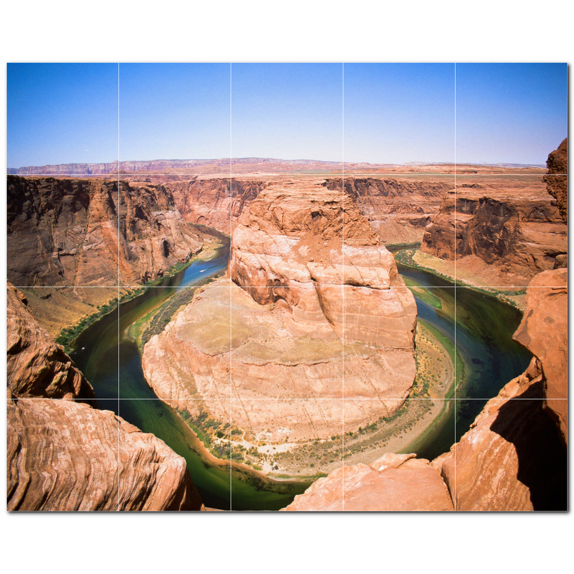 Picture-Tiles.com Canyon Photo 8'' x 8'' Satin Ceramic Decorative Mural ...