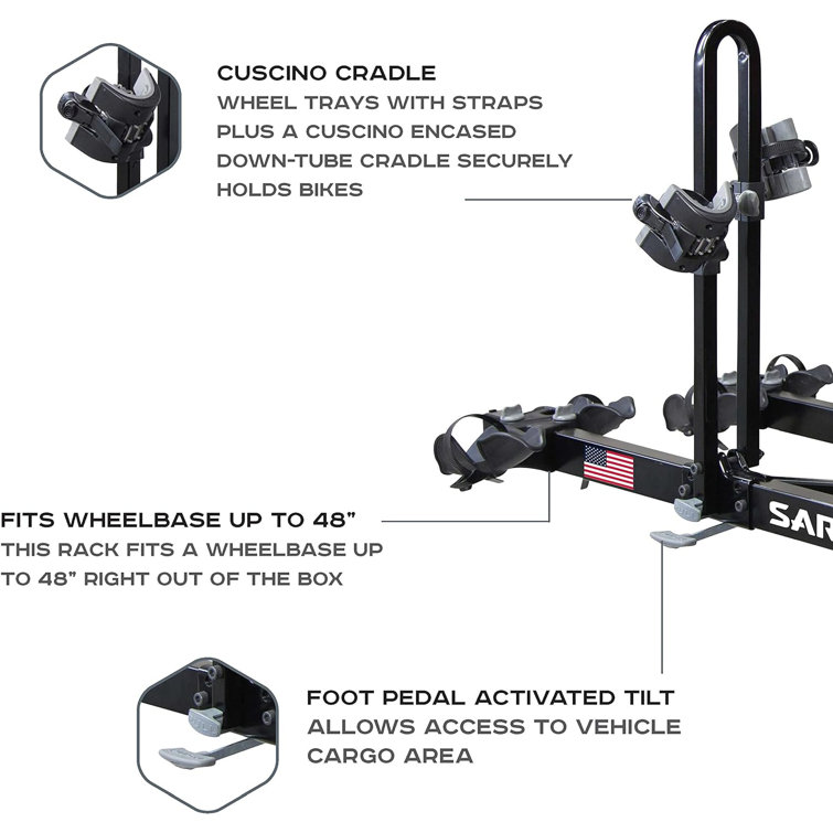 SARIS Metal Surface Mounted Bike Rack | Wayfair