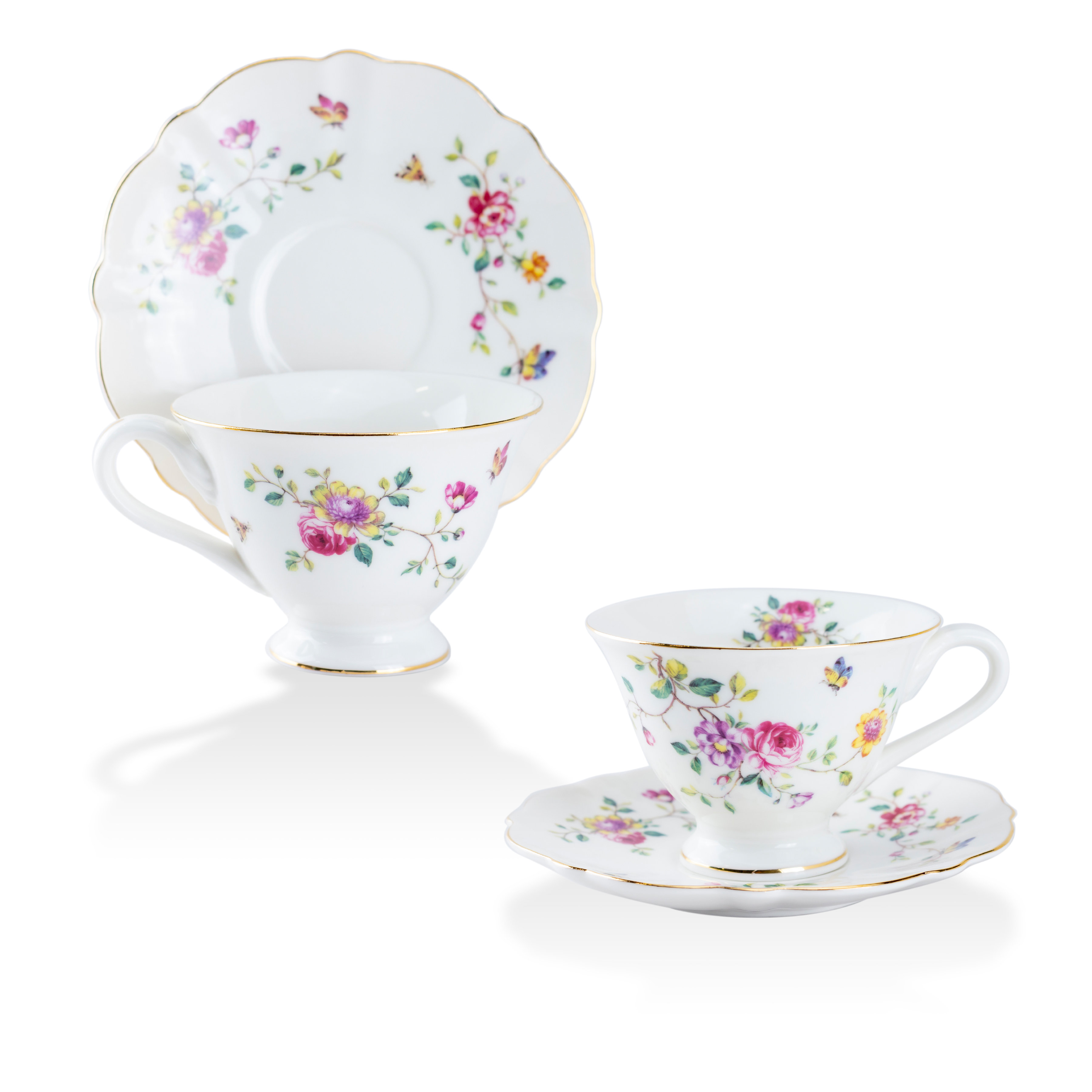 Grace's Tea Ware Teacup & Saucer | Wayfair